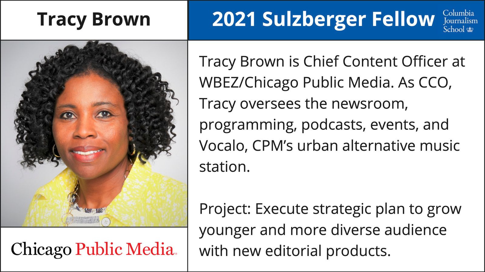 Columbia Journalism School Announces 2021 Sulzberger Executive Leadership Program Fellows ...